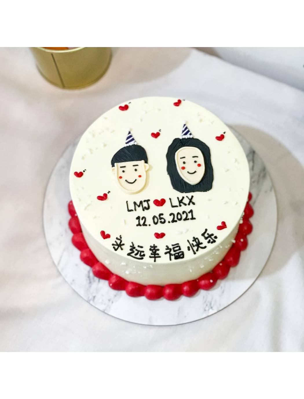 Korean Lover Cake - | Korean trendy cake