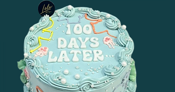 Order Custom 100 Days Cake in Singapore - Celebrate Baby's Milestone ...