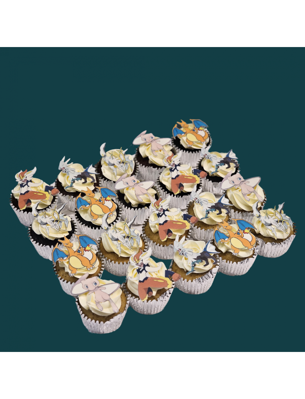 Pokémon Print Cupcakes Singapore | Custom Cartoon Cupcakes