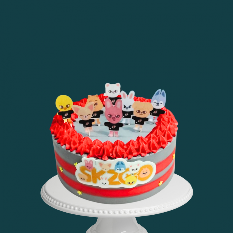 SKZOO Stray Kids Cake Singapore | K-pop Themed Cakes | Lele Bakery