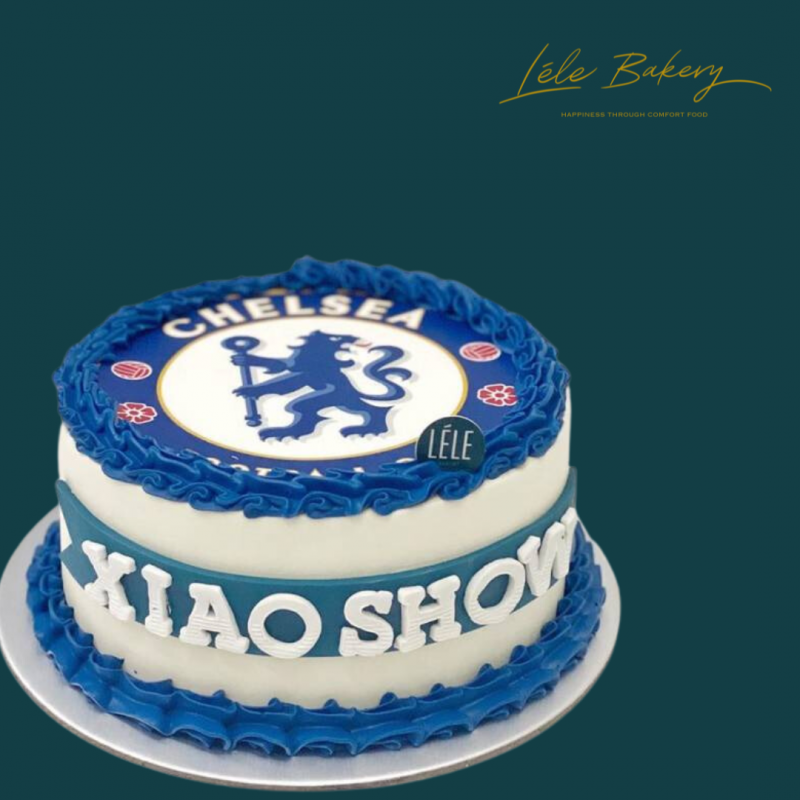 Custom 2D Chelsea FC Logo Cakes - Celebrate Like a True Blue | Lele Bakery