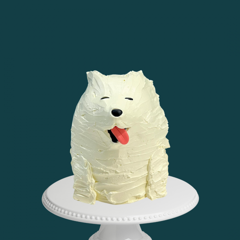3D Dog Cake