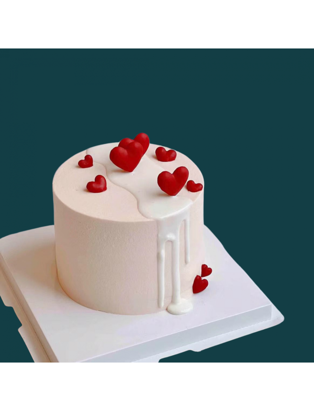 Elegant Anniversary Hearts Cakes - Celebrate Your Love | Lele Bakery