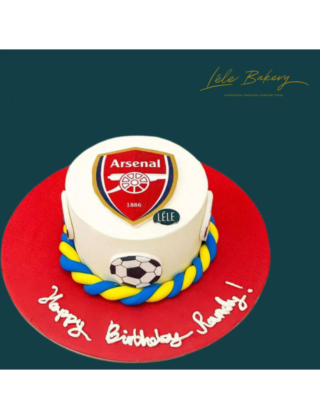 Custom Arsenal Football Cakes for Fans | Lele Bakery