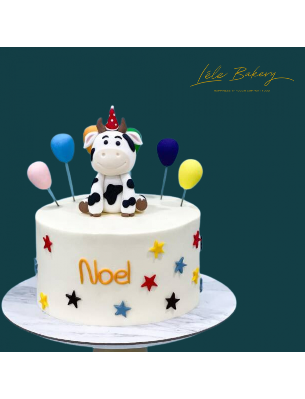 Adorable Baby Cow Cake - Perfect for Kids' Parties and Farm Themes ...