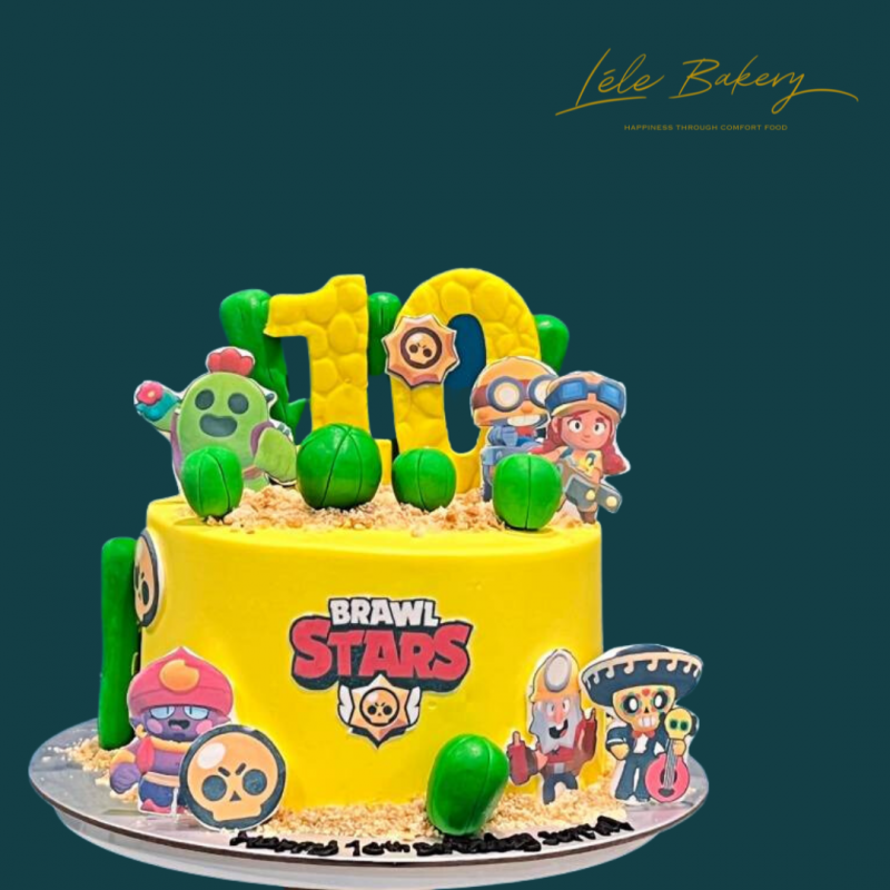 Exciting Brawl Stars Cakes for Gaming Enthusiasts | Lele Bakery