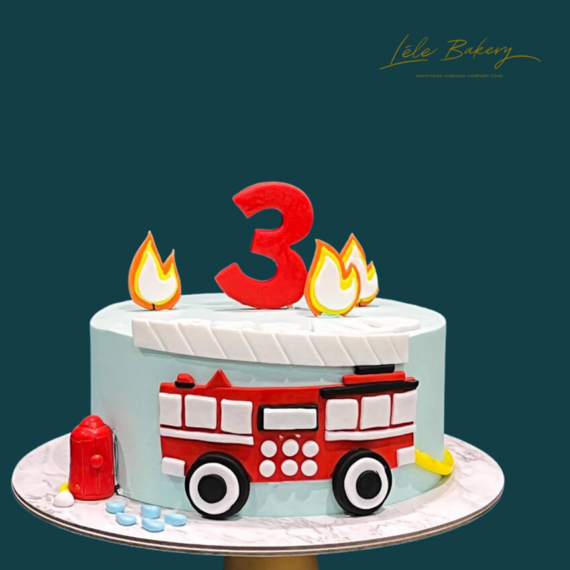 Exciting Fire Engine Cake | Perfect for Kids’ Hero-Themed Parties ...