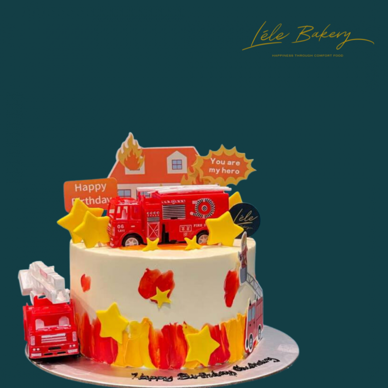 Custom Firefighter Cake | Honor Our Heroes with a Special Celebration ...