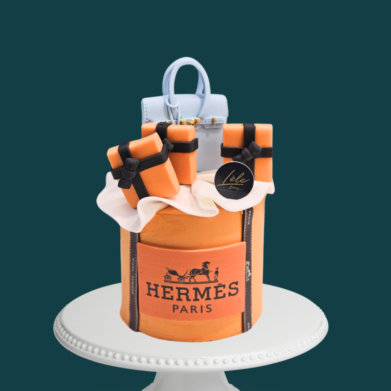 Hermes Bag Luxury Cake | Exquisite Custom Cakes for Fashion Lovers in ...