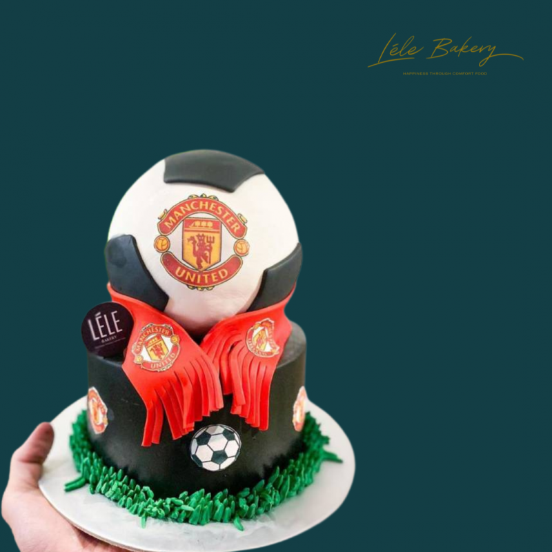 Manchester United Soccer Ball Cake | Custom Football-Themed Cakes ...