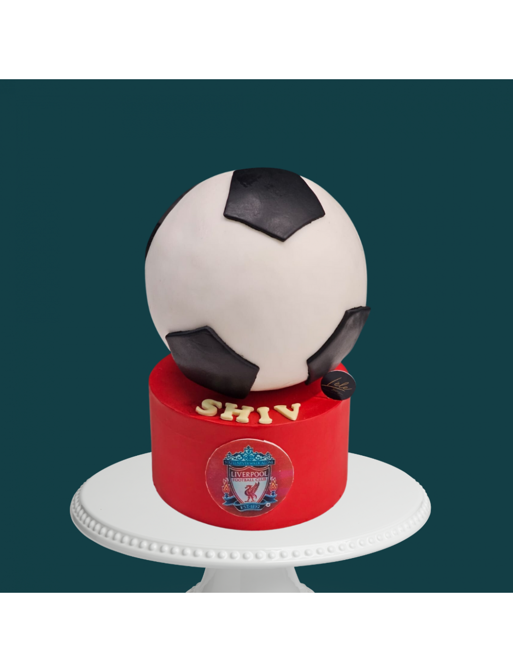 Minimalist Liverpool Cake | Custom Football-Themed Cakes for Fans in ...