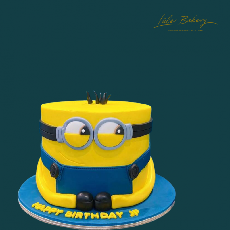 Minion Character Cake | Fun Kids Party Cakes | Lele Bakery Singapore