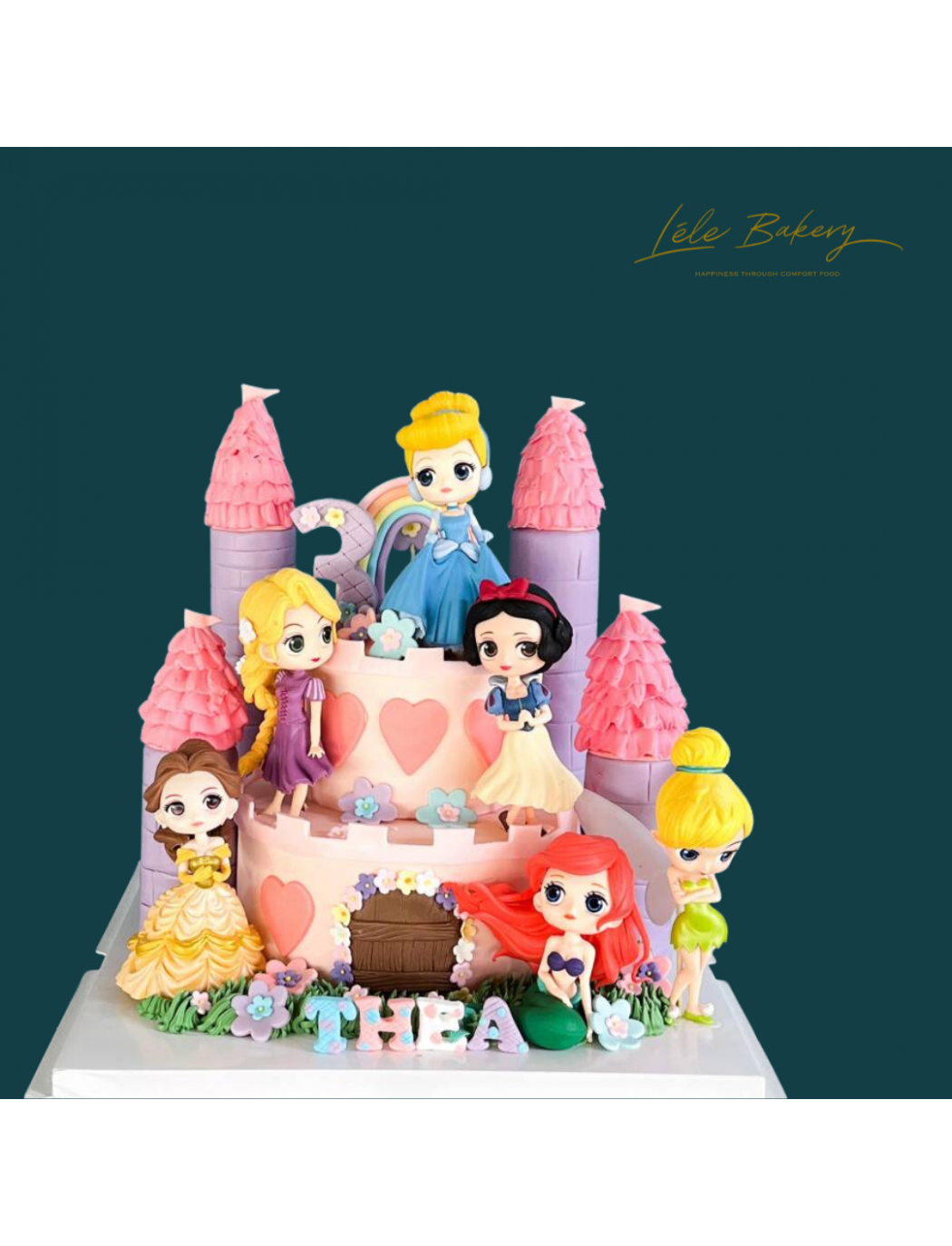 Princess Castle Cake | Enchanting Fairy Tale-Themed Party Cakes | Lele ...