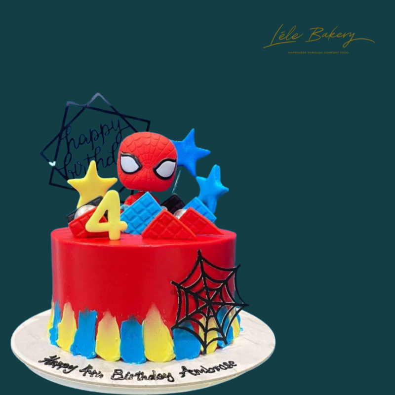 Spiderman Web Cake | Heroic Themed Party Cakes | Lele bakery