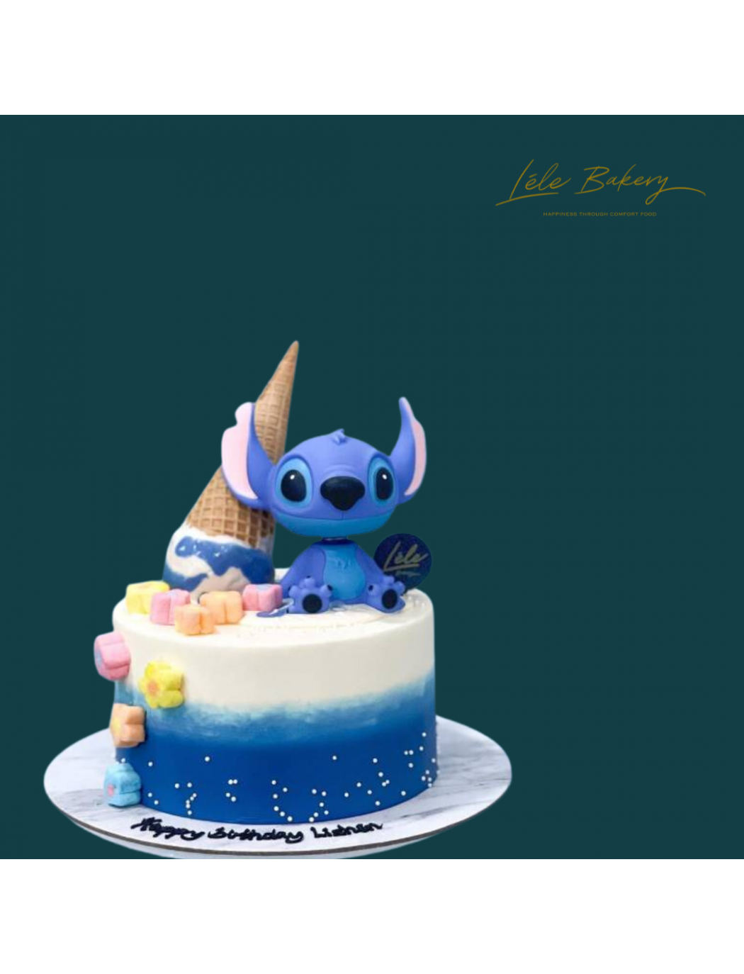 Stitch Cake | Fun Disney-Themed Party Cakes | Lele bakery Singapore