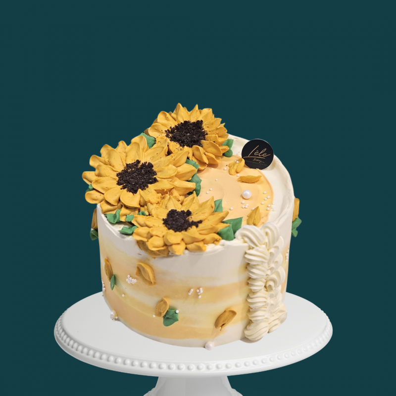 Sunflower Cake | Beautiful Floral Cakes in Singapore