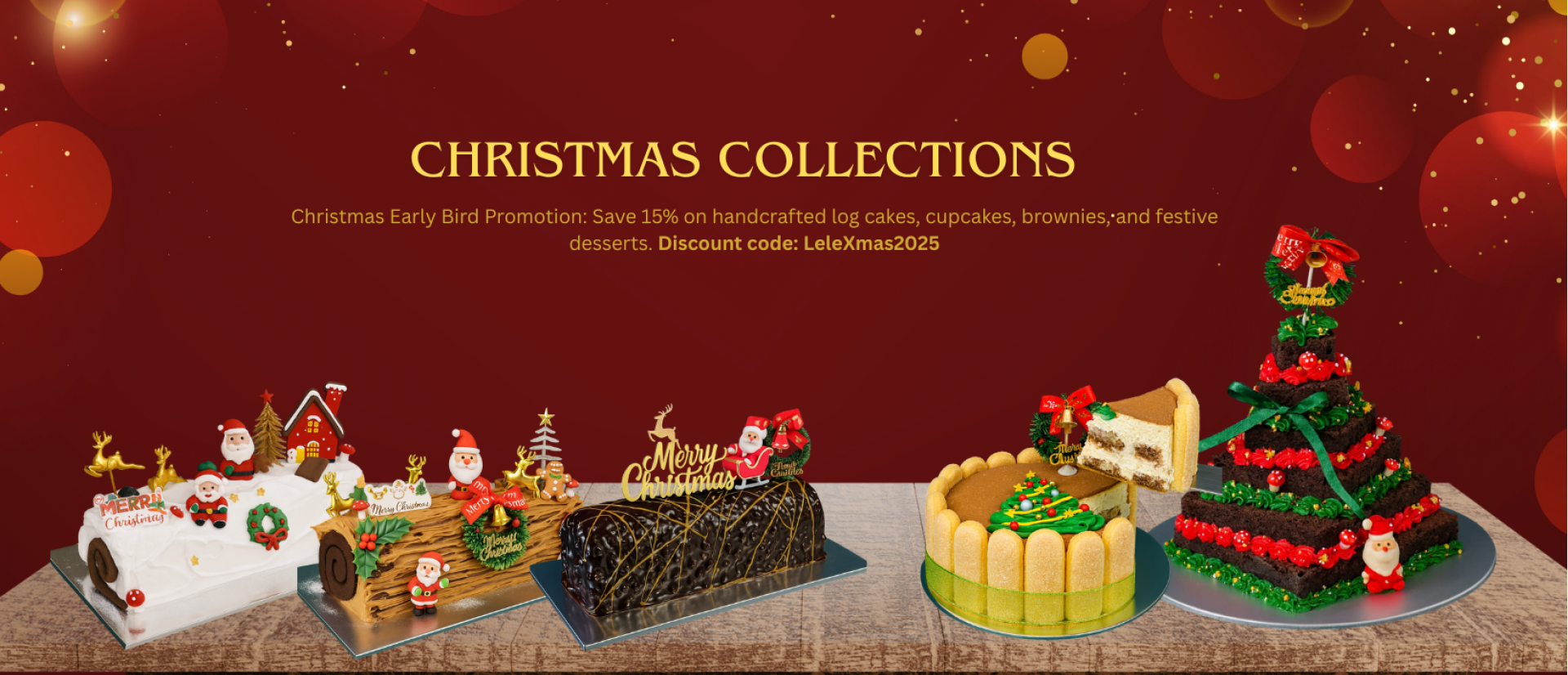 Home | LÉLE Bakery | Whole Cakes | Custom Whole Cakes | Mini Bites