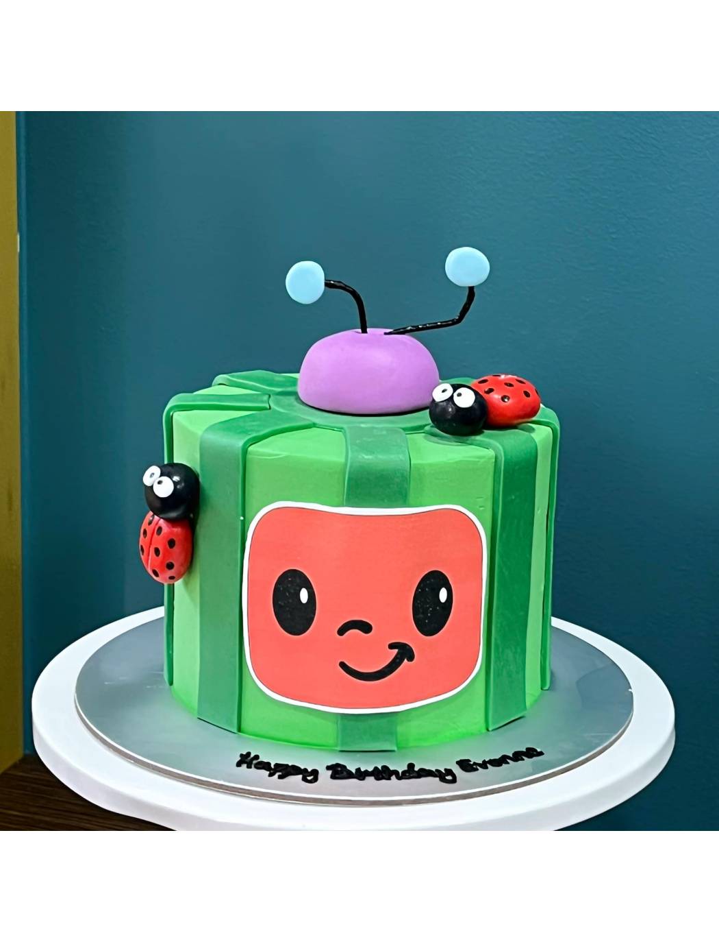 Cocomelon Character with Lady Bug Cake | Kids customised cake | popular ...