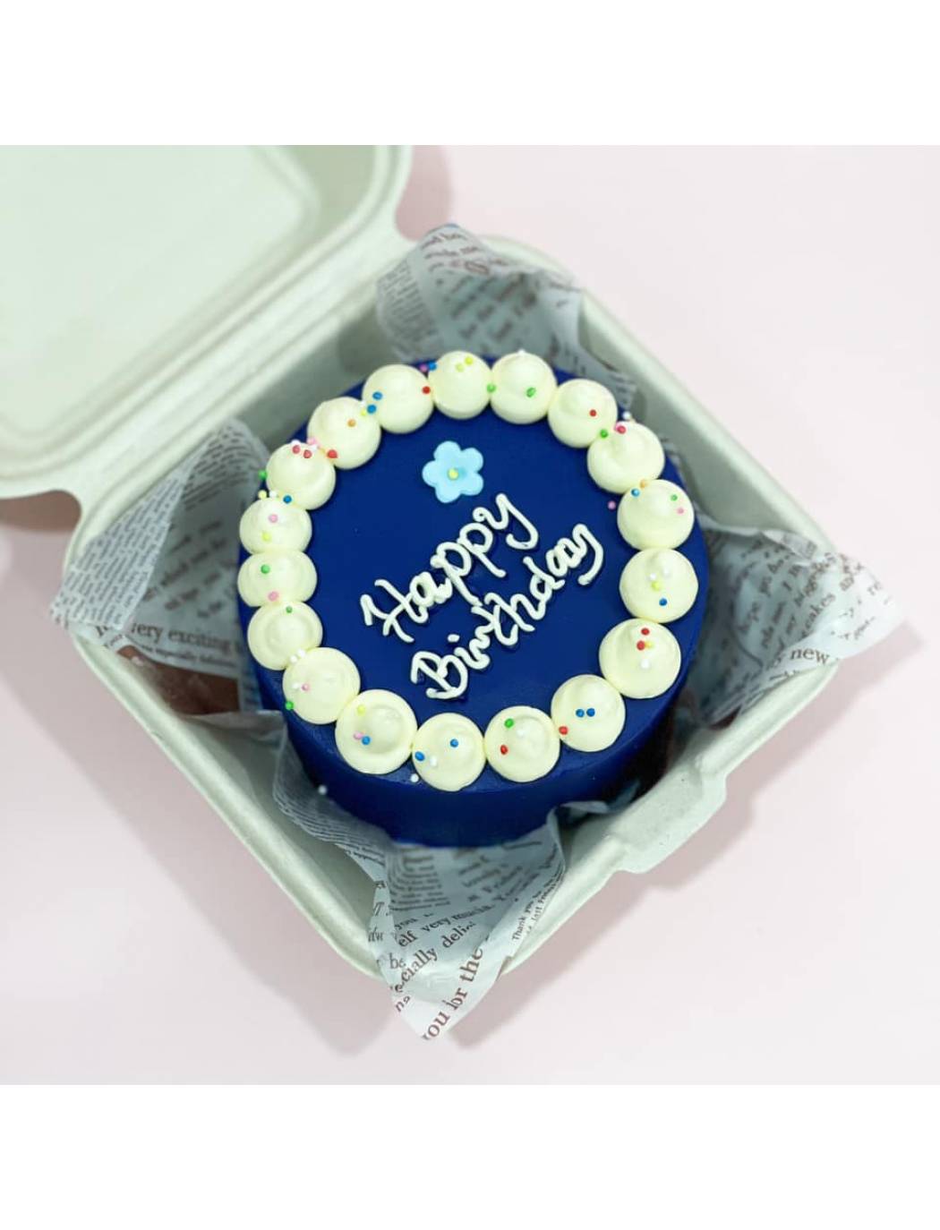 Blue Bento Cake - | Lunch box cake