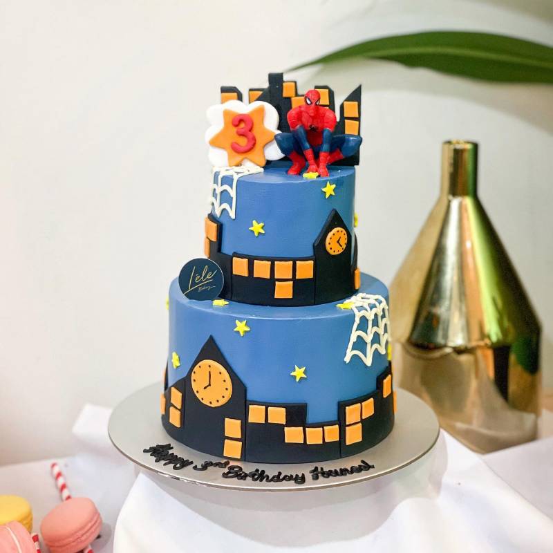 Spiderman Mission Cake - | Marvel custom cake